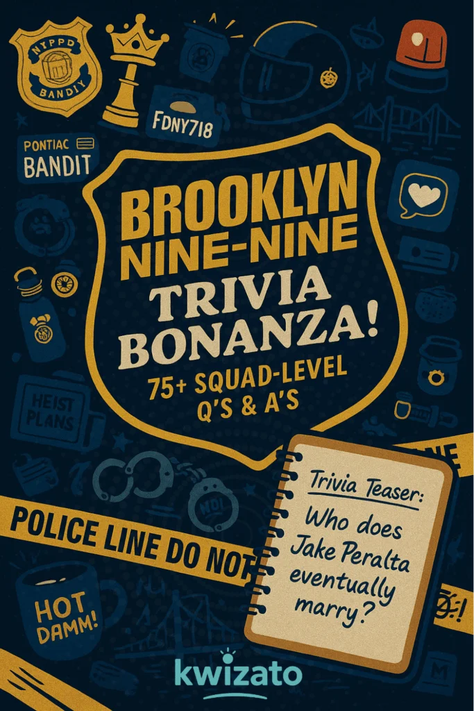 Brooklyn Nine Nine Trivia: The Ultimate Quiz [80+ Questions] - Kwizato