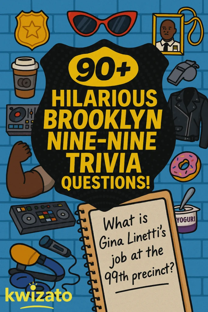 Brooklyn Nine Nine Trivia: The Ultimate Quiz [80+ Questions] - Kwizato